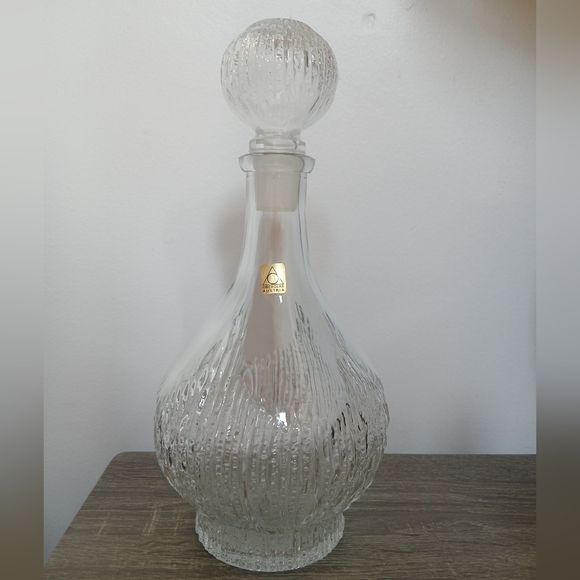 Oberglas | Dining | Vintage Oberglas Nordic Bark Austria Clear Glass ...